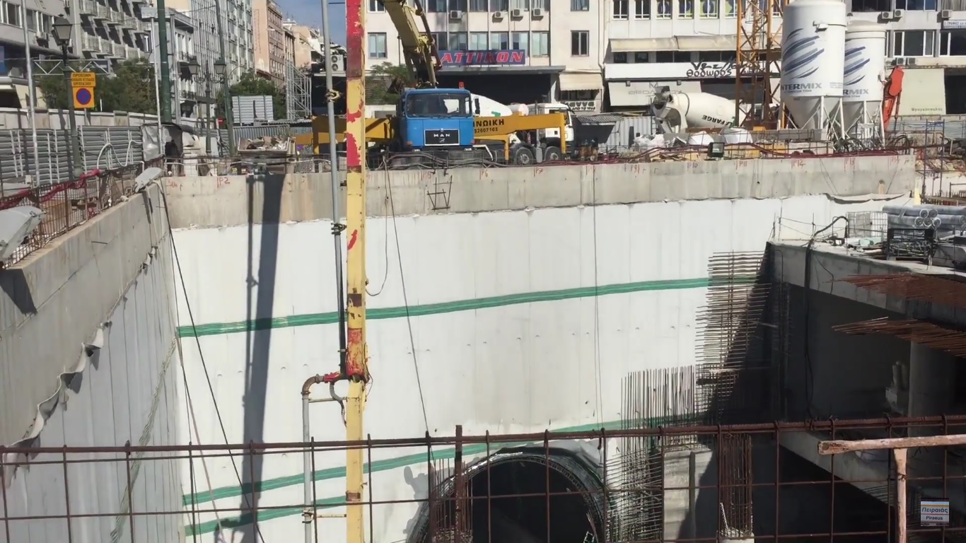 Δείτε τον υπο κατασκευή σταθμό του μετρό στο Δημοτικό Θέατρο [video ...